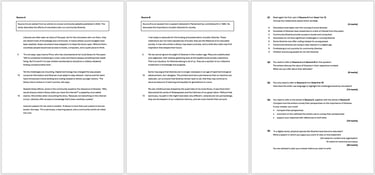 GCSE English Language Paper 2 Mini Mock Papers | KS4 Teaching Resource